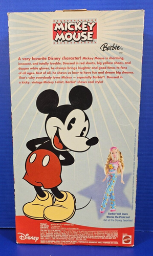 Mickey Mouse Barbie Doll Disney 2004 Mattel H6468 for sale online | eBay