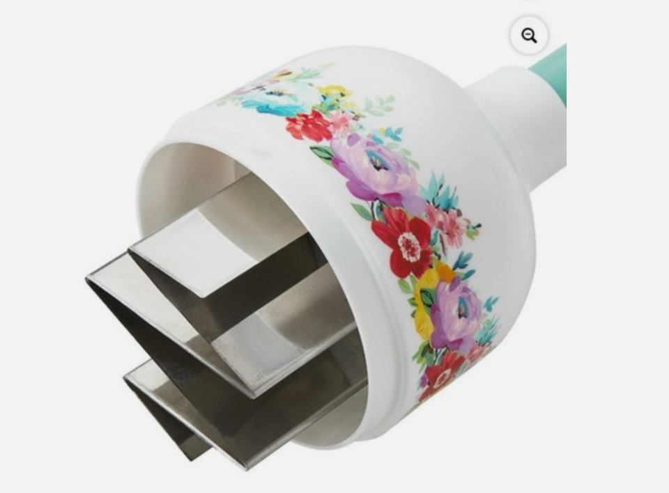 Pioneer Woman Sweet Romance Food Chopper Floral White Teal New | eBay