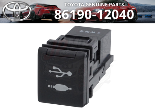 TOYOTA Genuine Auxiliary Jack Adapter 86190-12040 Sienna RAV4 Prius ...