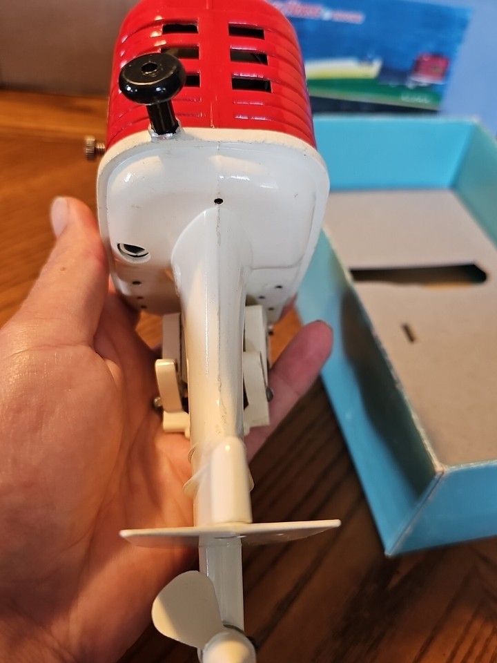 VTG FUJI SEA HORSE 15 TOY RC BOAT GAS ENGINE OUTBOARD MOTOR w/ ORIGINAL ...