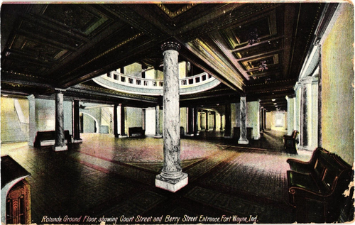 Rotunda Ground Floor Court Str Berry Str Entrance Fort Wayne IN ...