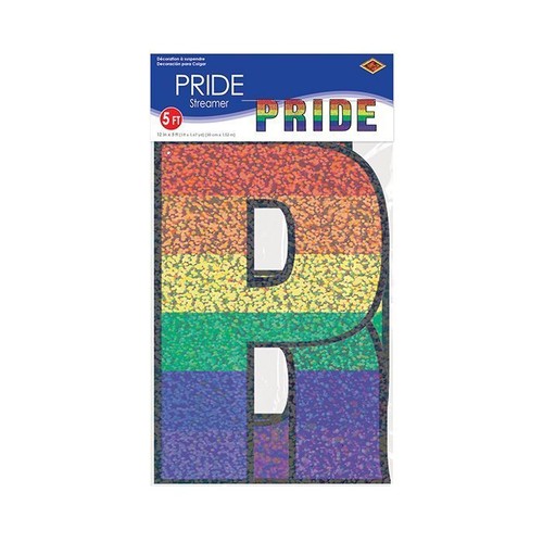 Beistle Varied Pride Party Theme Streamers LGBT+ Celebration Accessory ...