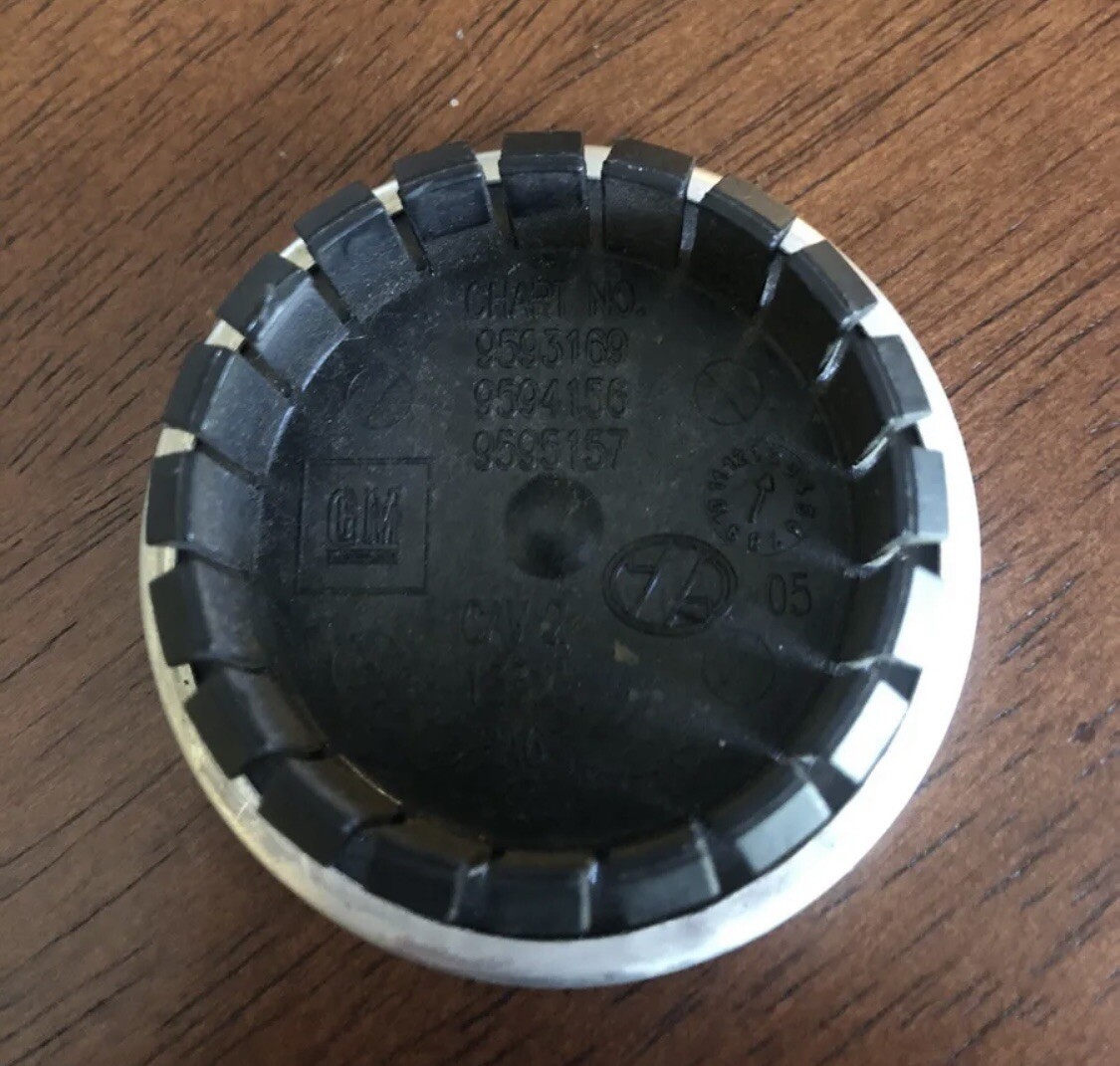 OEM Chevy Wheel Center Cap Hubcap 9594156 Chevrolet Rim 9593169 Brushed ...