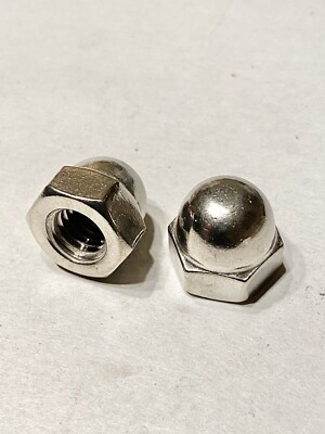 (60 pcs) 3/8-16 Stainless Steel Hex Acorn Cap Nuts | eBay