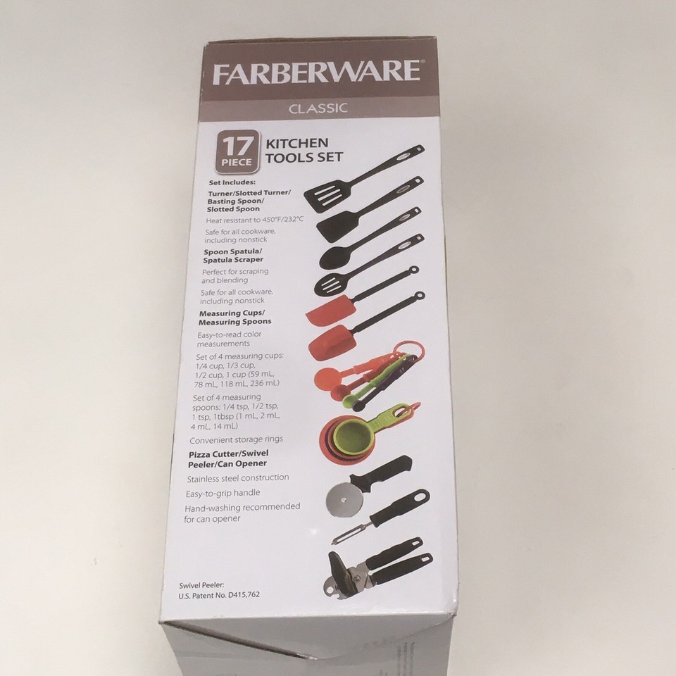 New Faberware Classic 17 Piece Kitchen Tool and Gadget Set Gift Idea | eBay