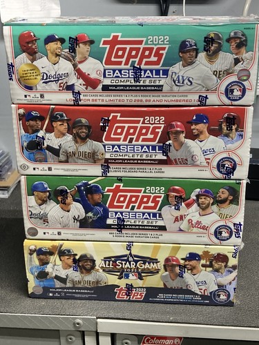 2022 Topps Baseball Complete Factory Sealed 4 Set Lot Hobby Retail ...