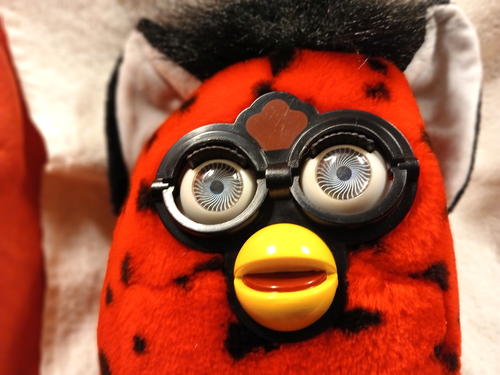VTG 1999 Furby Spotted LadyBug 8” Plush Big Eyes Not Electronic by ...