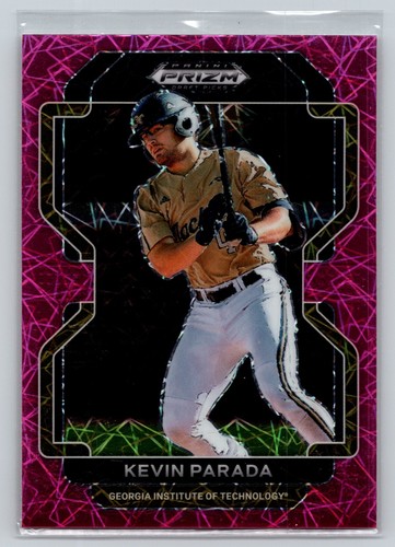 2022 Panini Prizm Draft Picks #PDP11 Kevin Parada Pink Velocity Prizm ...