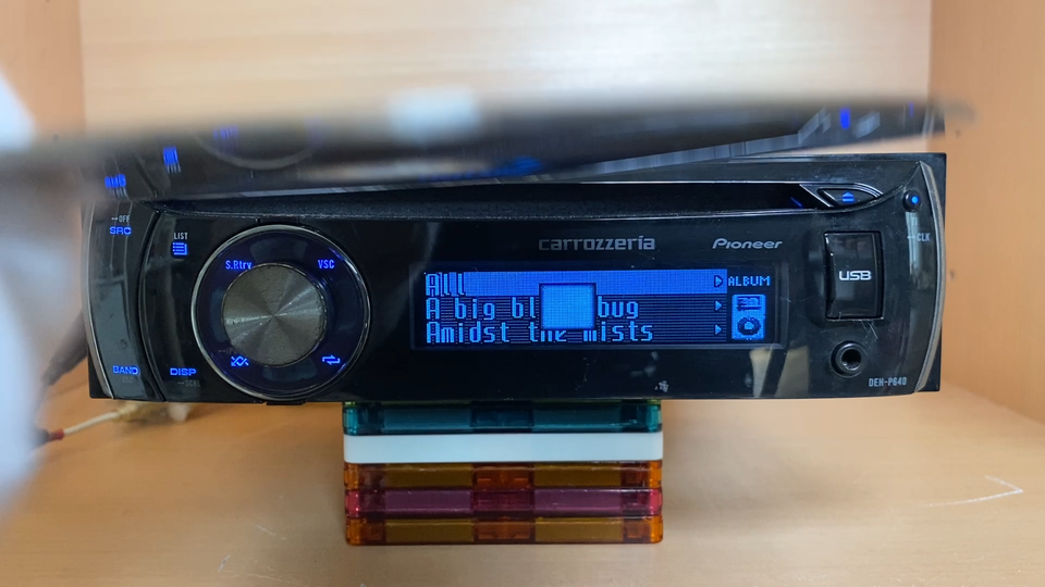 Pioneer Carrozzeria DEH-P640 Car Audio 1DIN CD USB AUX IP-BUS Working ...