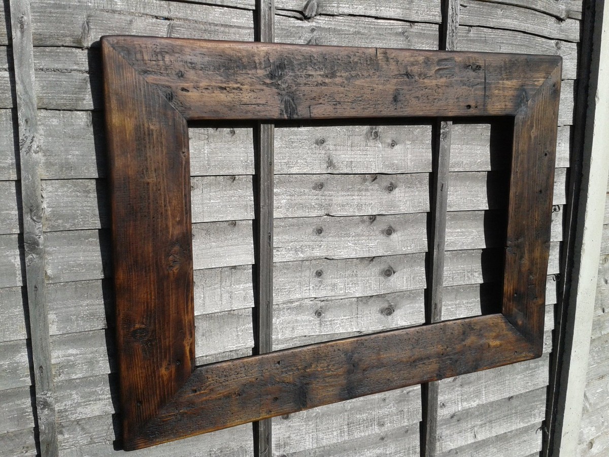 Recycled Wood Picture Frames Whisky Barrel Photo Frames Personalisable