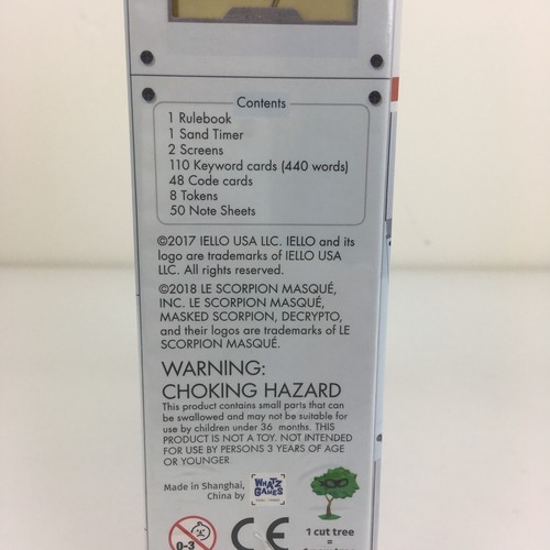 Decrypto Board Game by Iello Games New Factory Sealed | eBay