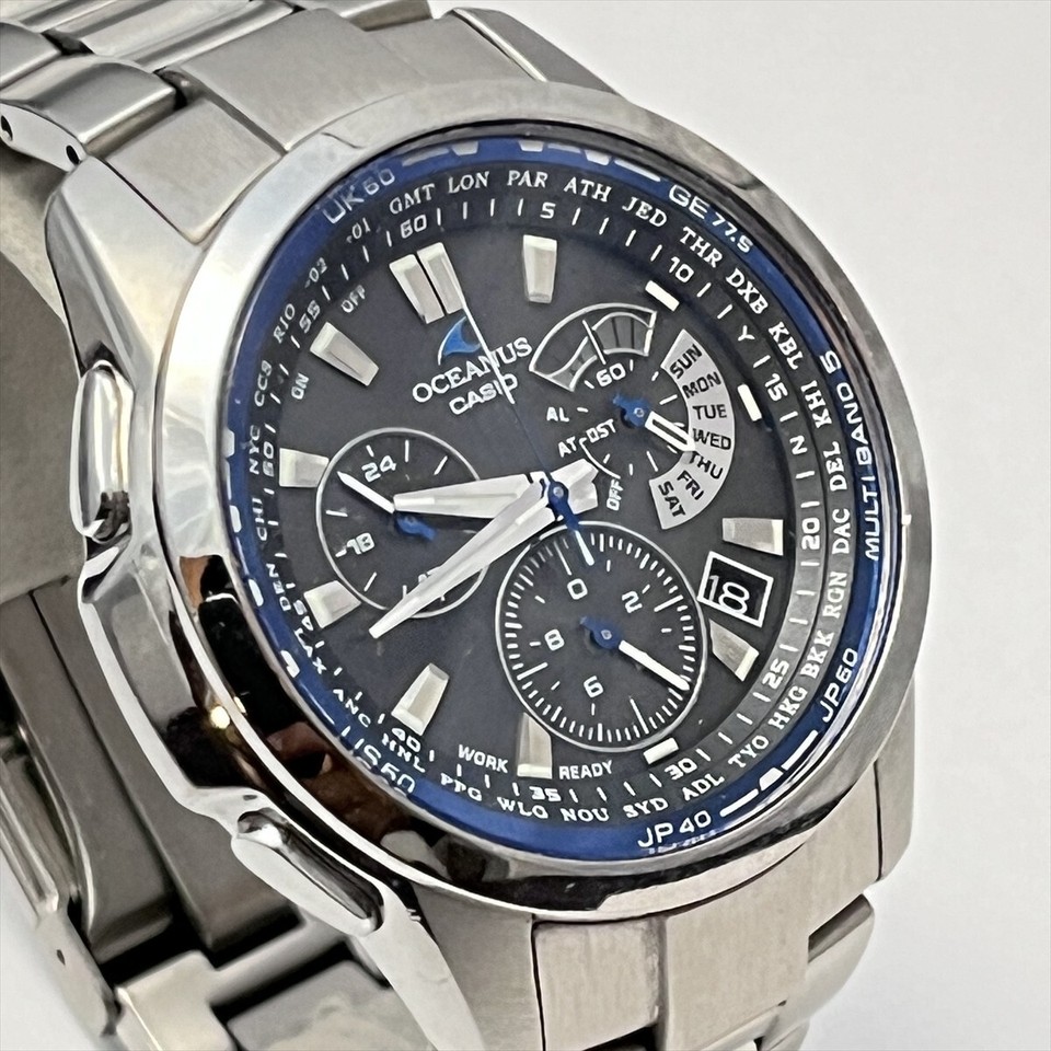 CASIO Oceanus OCW-M700 TITANIUM Men's Watch Solar | eBay