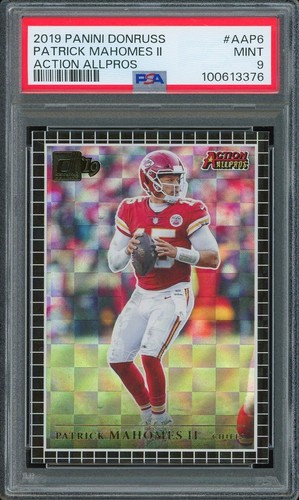 2019 Panini Donruss #AAP6 ~ ACTION ALL PROS HOLO ~ Patrick Mahomes ...