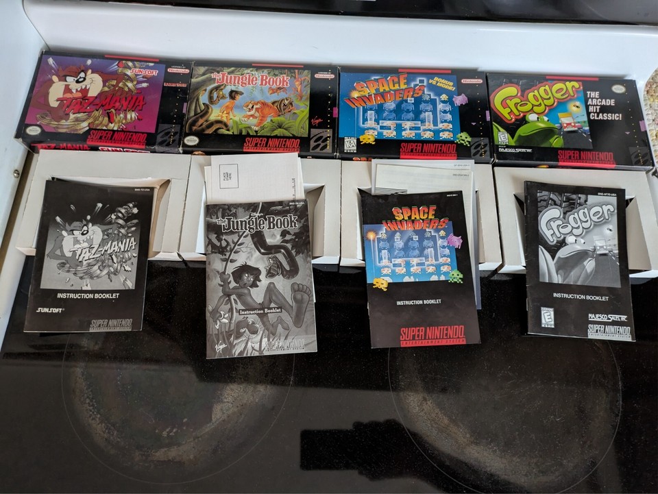 Super Nintendo SNES GAME BOXES ONLY Lot manuals too 7 BOXES | eBay