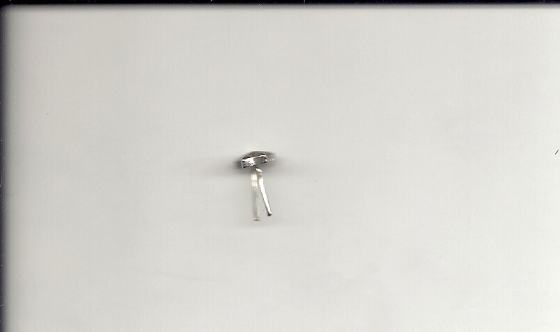 One silver star device attachment 5/16 inch size for award or ribbon ...