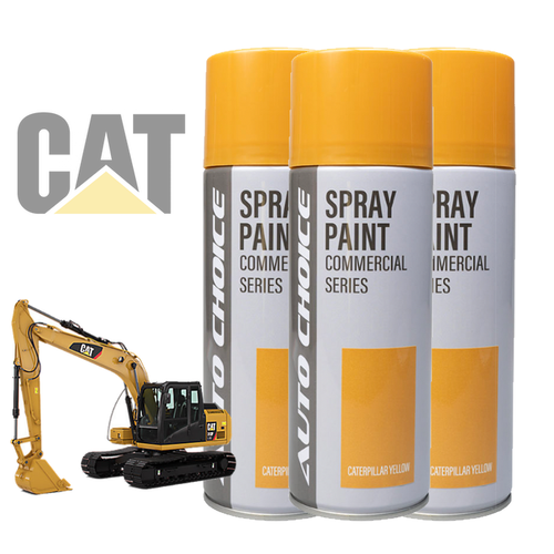 CATERPILLAR Gloss Tractor Spray Paint Aerosol Rattle Can CAT Yellow ...