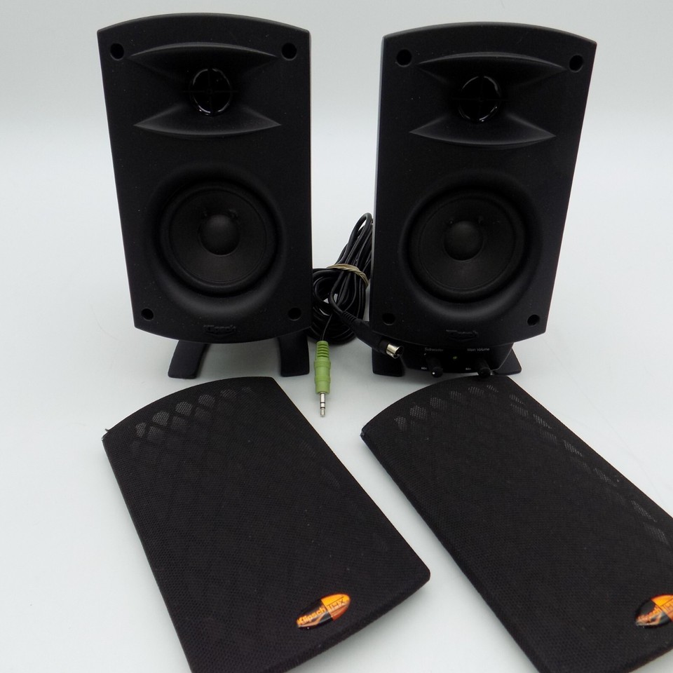 Klipsch ProMedia 2.1 THX Certified Speakers Volume Control Wired ...