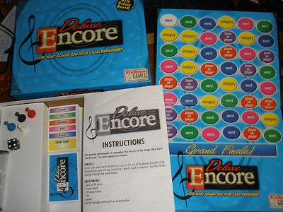 ENCORE DELUXE by Endless Games (BOARD GAME) - Hard To Find - Complete ...