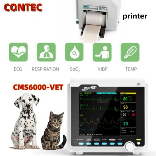 CMS6000-VET Portable Patient Monitor ICU Vital Signs Monitor 6 ...