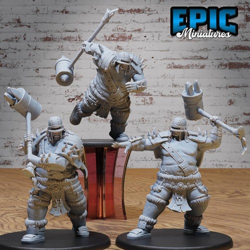 Epic Miniatures 28mm - Hill Giant Juggernaut Dungeons and Dragons DnD ...