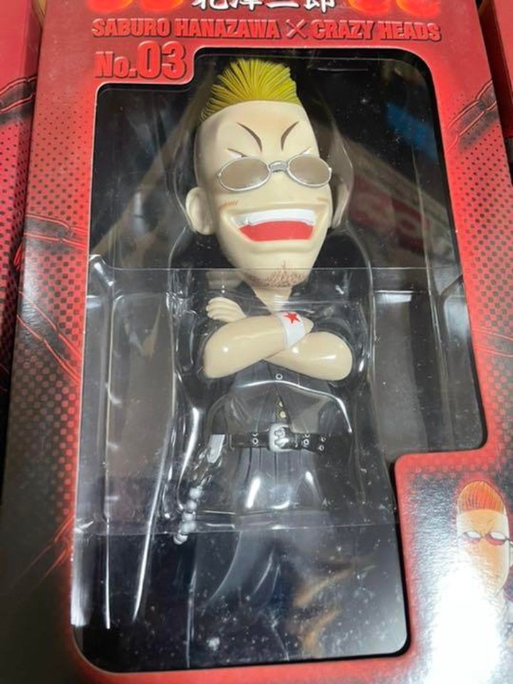 Crows x Worst Crazy Heads Bobbleheads 4pc Set Hanazawa Hanaki ...