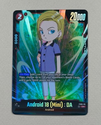DRAGON BALL SUPER FUSION WORLD: Android 18 (Mini) : DA FS06-05 ...