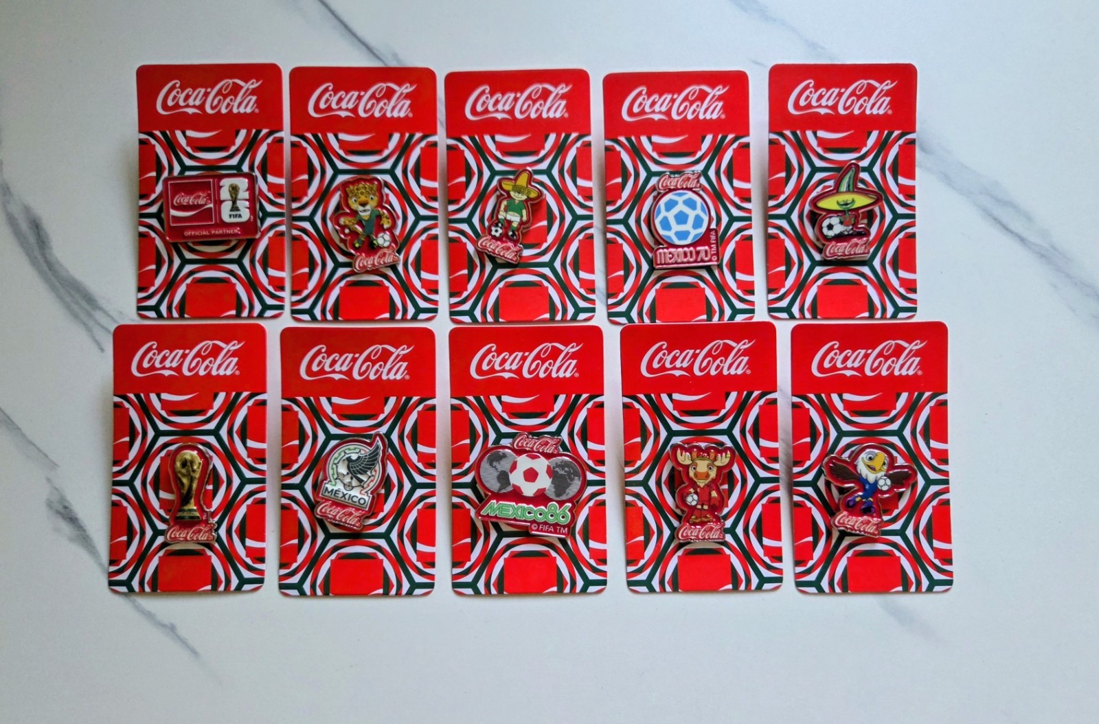 World Cup 2026 Complete Coca-Cola Pin Set- Exclusive To Mexico | eBay UK