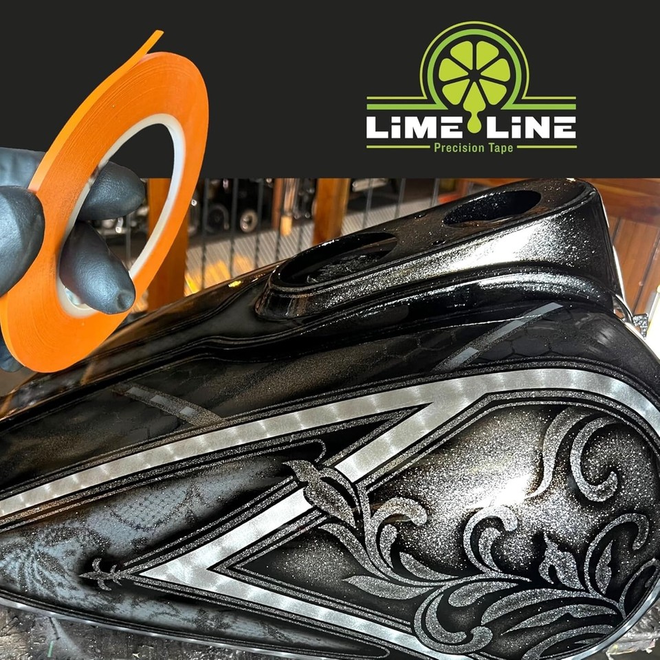 LiME LiNE Vinyl Masking Tape for Pinstriping - Combo Pack [ 1/4" 1/8" 1 ...