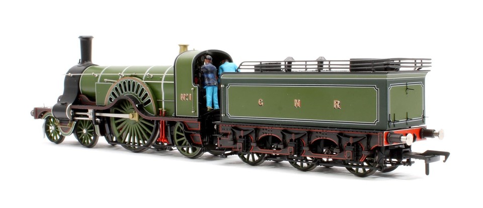 RAPIDO TRAINS 'OO' GAUGE 449366 GNR GREEN 4-2-2 STIRLING SINGLE NO.1 ...