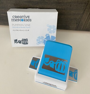 Creative Memories Pumpkin Vine Decorative Border Punch Pumpkins Paper ...