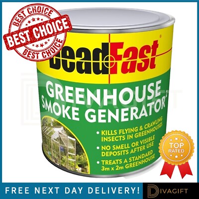 GREENHOUSE SMOKE FUMIGATOR GENERATOR 3.5G FLYING CRAWLIN INSECT CONTROL ...