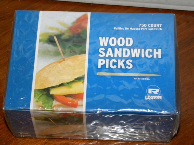 Royal Wood Sandwich Picks 750 Count Item R823 for sale online | eBay