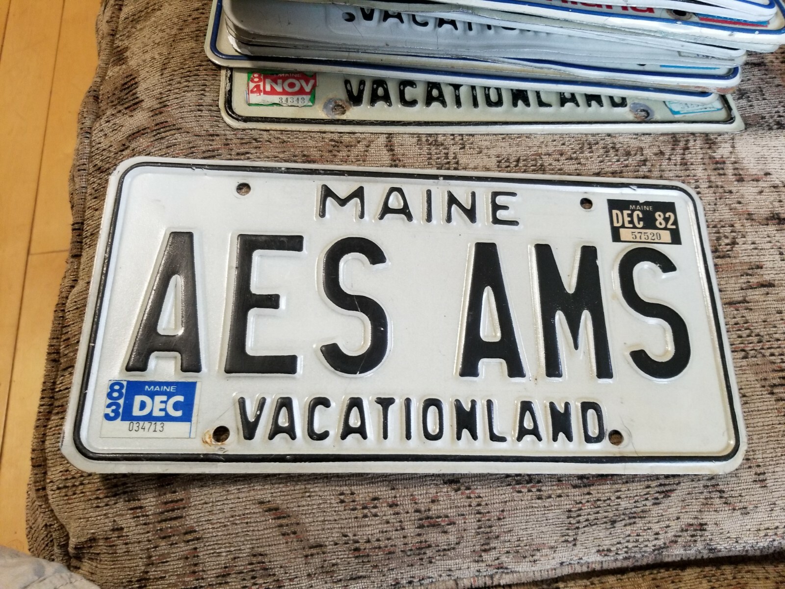Maine Vintage Vacationland License Plate AES-AMS 1982 | eBay