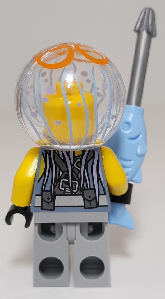 Lego The Lego Ninjago Movie Jelly Black Goatee Minifigure With Fish ...