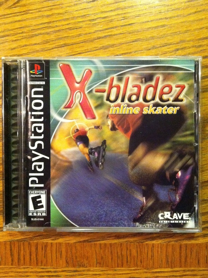 X-Bladez Inline Skater PS1 _ Black Label _ SLUS-01444 _ UNTESTED | eBay