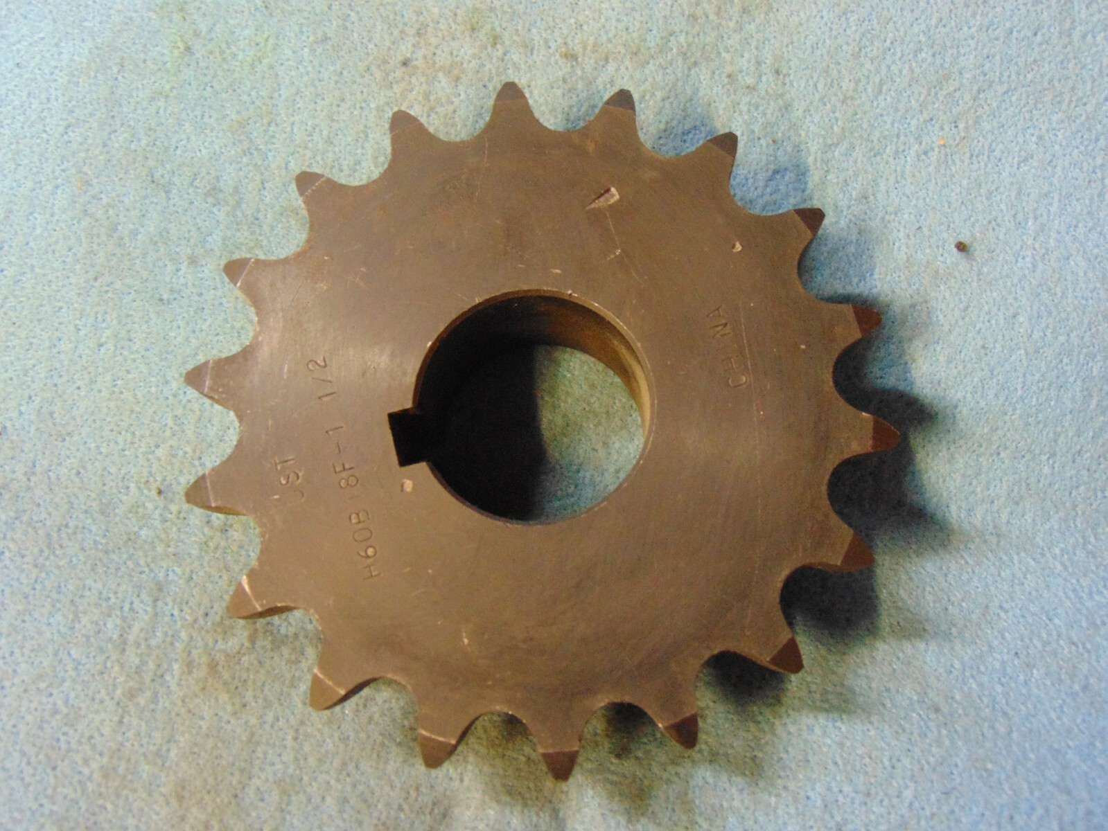 UST, SPROCKET, H60B18F 1-1/2 60B18F, CHAIN #60, 18 TEETH, 1-1/2" BORE ...