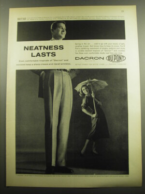 1958 Du Pont Dacron Advertisement - Mayfair Slacks - Neatness Lasts | eBay