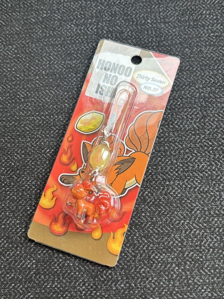 Pokemon Center Exclusive Vulpix Fire Stone Phone Strap Japan Limited ...