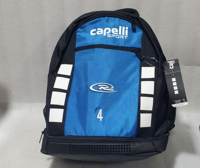 Capelli Sport Rush 4 Cube II Backpack Black/Promoblue AGX 5031RS 20" x ...