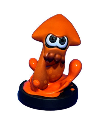 Splatoon Collection Orange Inkling Squid (2016) Nintendo Amiibo Loose ...
