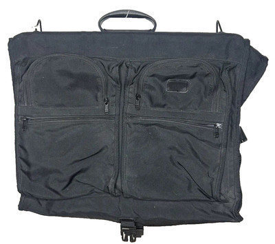 Tumi Alpha Garment Bag Ballistic Nylon Black with Strap 25"x21x"4x"40 ...