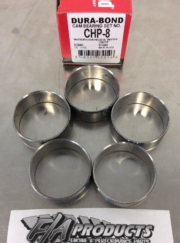 350 Small Block Chevy Race Cam Bearings Brass Plugs Cam Plate Hardware ...