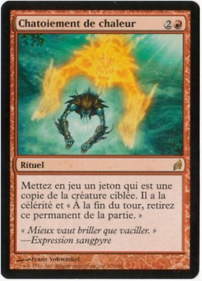 Chatoiement de chaleur / Heat Shimmer FRENCH Excellent Lorwyn magic mtg ...