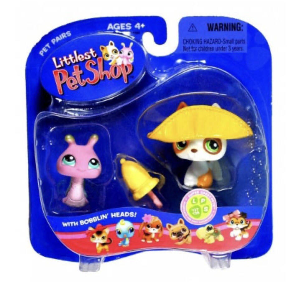 🐾 Littlest Pet Shop LPS #127 German Shepherd Dog #128 Snail ‘Cutest ...