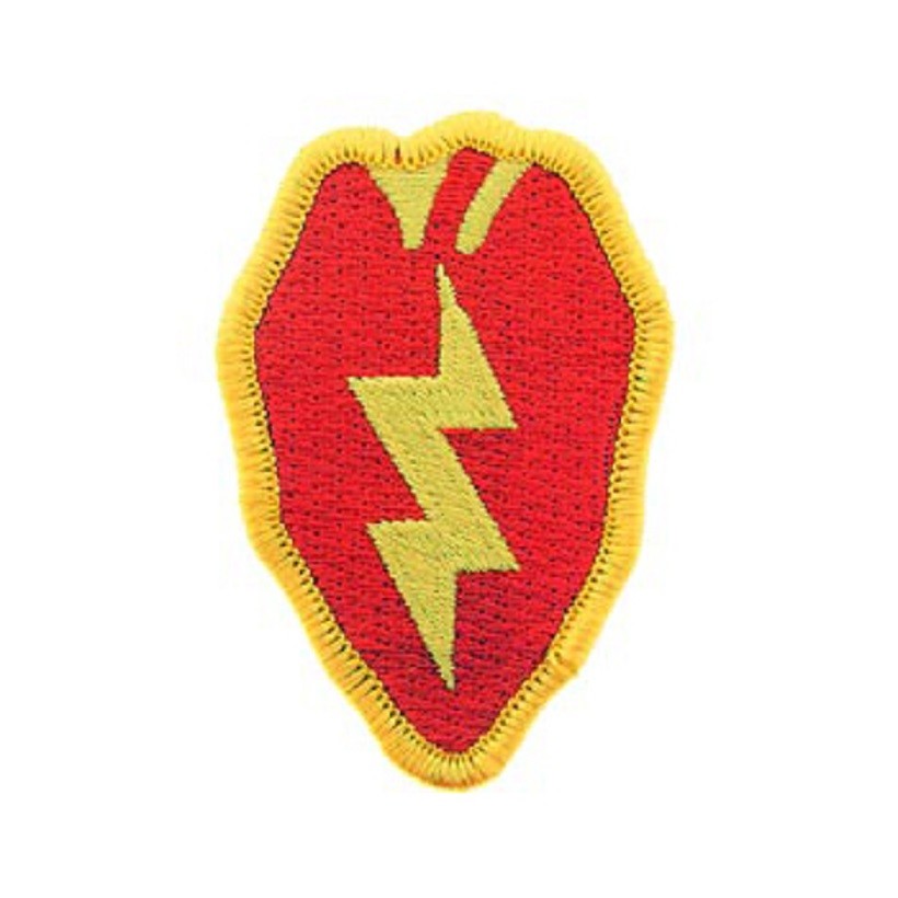 MILITARY EMBROIDERED PATCH - 25TH INFANTRY DIVISION -- IRON-ON - NEW 3 ...