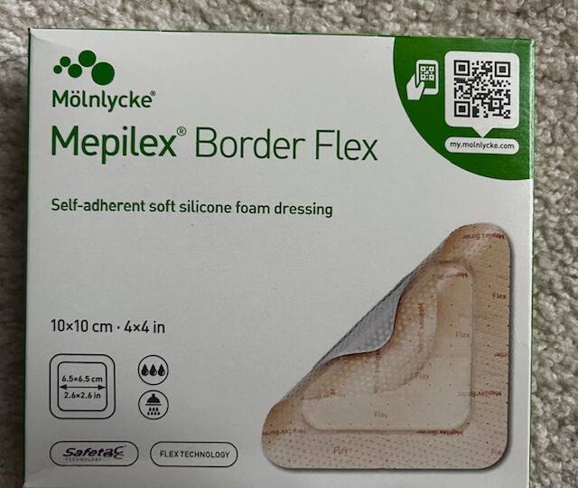 Molnlycke Mepilex Border Flex Adhesive Bandage - 595300 for sale online ...