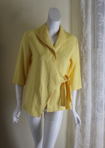 Christopher Calvin Sz XS Lagenlook Funky Art 100% Linen French Chic ...