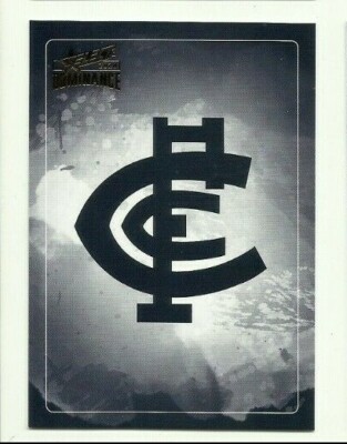 2020 AFL SELECT DOMINANCE CARLTON LOGO CHECKLIST # 26 COMMON CARD ...