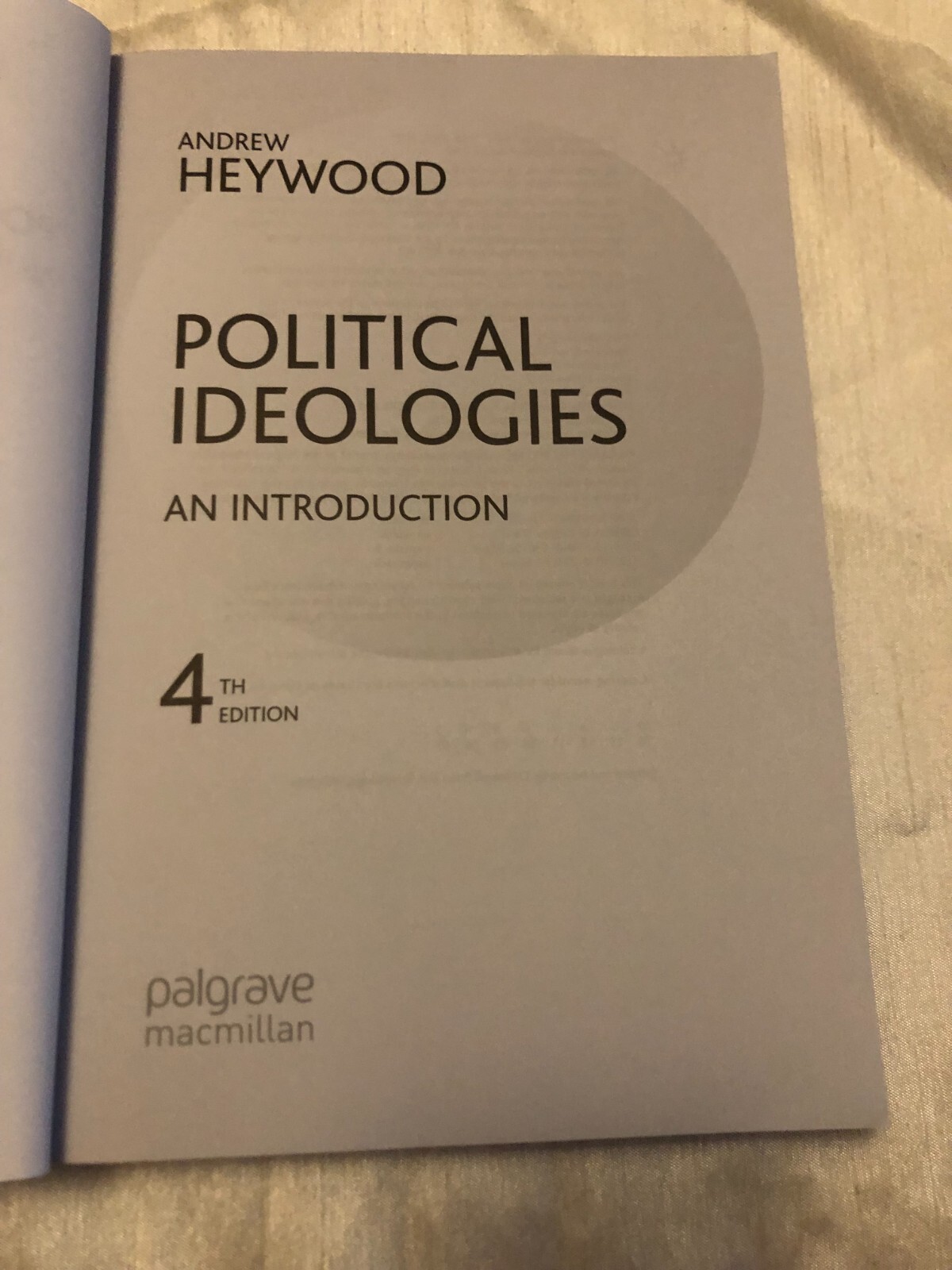 Political Ideologies: An Introduction by Andrew Heywood (Paperback ...