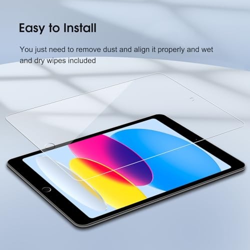 2 Pack Screen Protector for iPad 11th & 10th Gen, 9H Tempered Glass ...